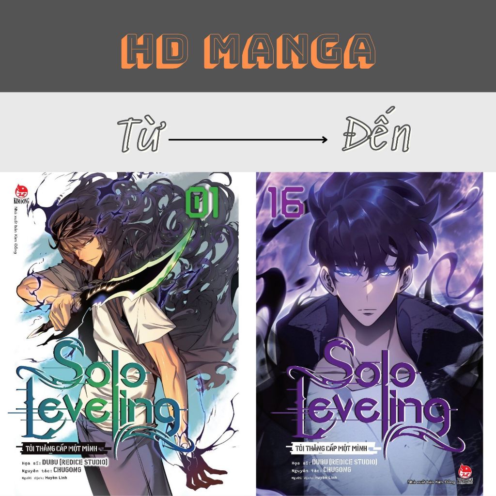 Truyện tranh - Solo Leveling - Tôi thăng cấp một mình - Lẻ các tập 1 2 ...