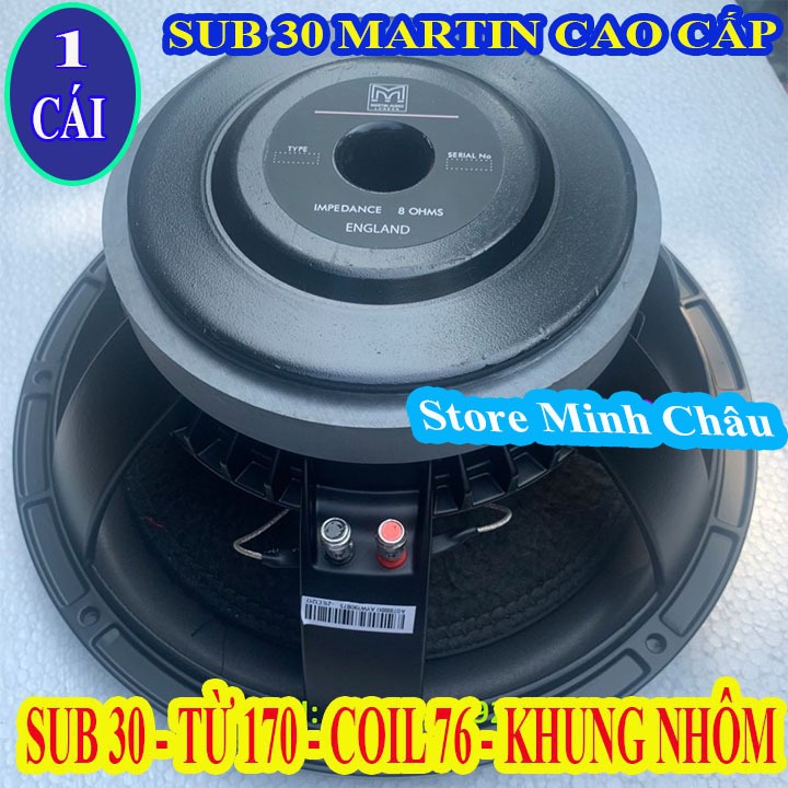 LOA SUB 30 MAR TIN TỪ 170 COIL 75 CHỈ ĐỎ GÂN BÉO KHUNG NHÔM - GIÁ 1 LOA ...