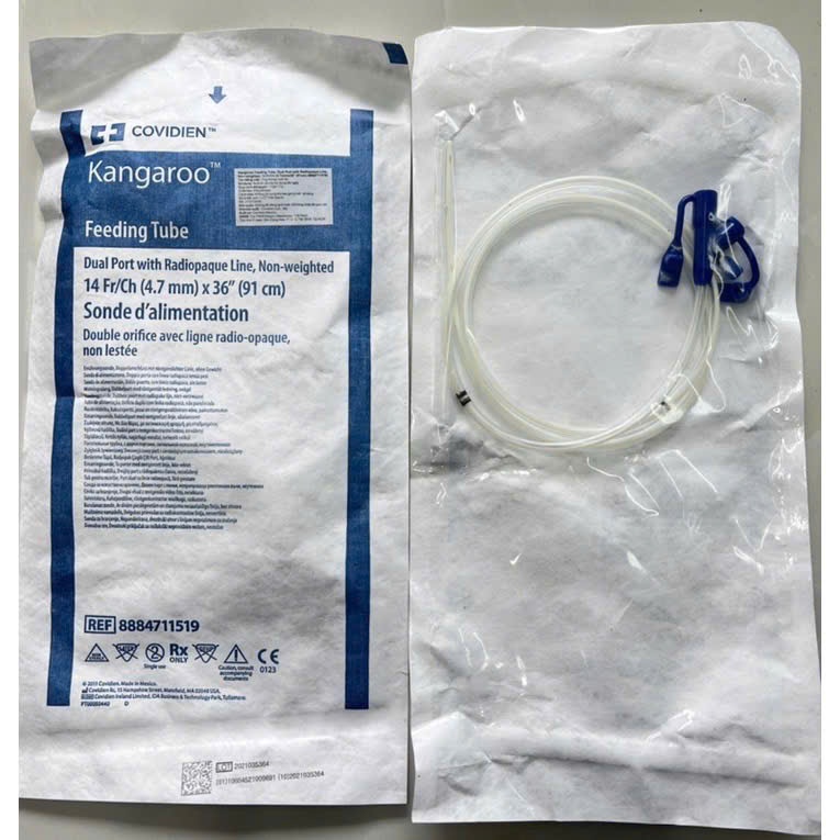 Dây cho ăn Kangaroo dùng 1 tháng số 14Fr có nắp - Hàng chính hãng ...