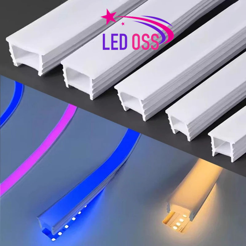 Led silicon dẻo uốn cong định hình, dùng uốn cong trên tường, trần nhà ...