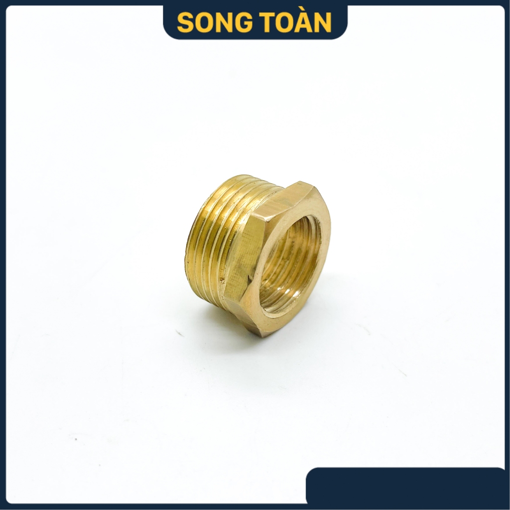 Đầu Nối Ren 21, Đầu Nối Ren Đồng Phi 1/2 (21) Kép Lơ Cà Rá Măng Sông ...