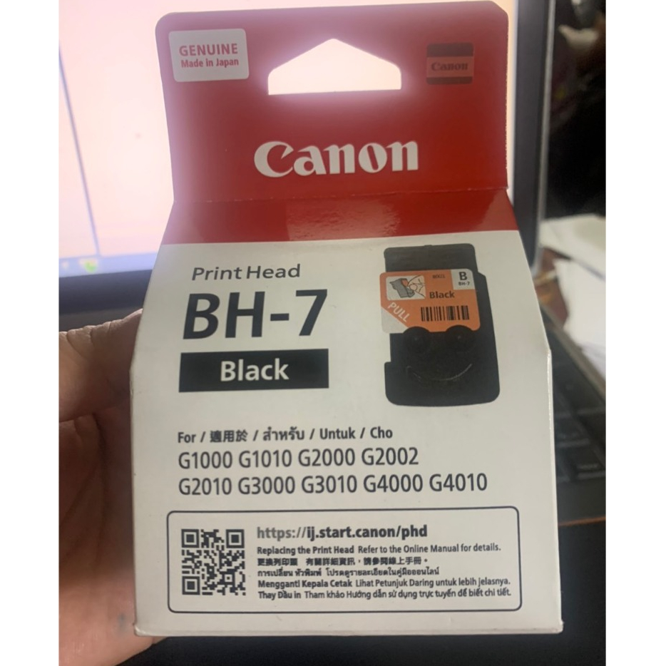 Bộ đầu phun màu Canon G1010,G1000,G2010,G2000,G3000,G3010.v.v.mã CH7 và ...