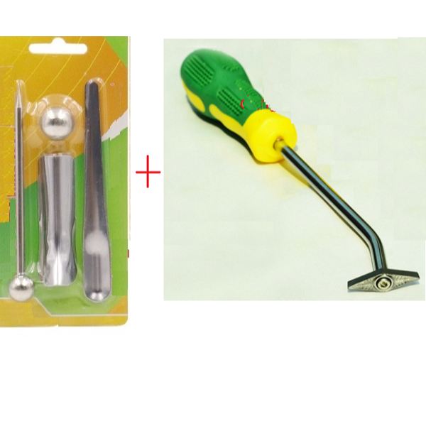 Bộ dụng cụ cạo ron gạch / cạo kẻ gạch +chà ron gạch, trét keo kẻ gạch ...