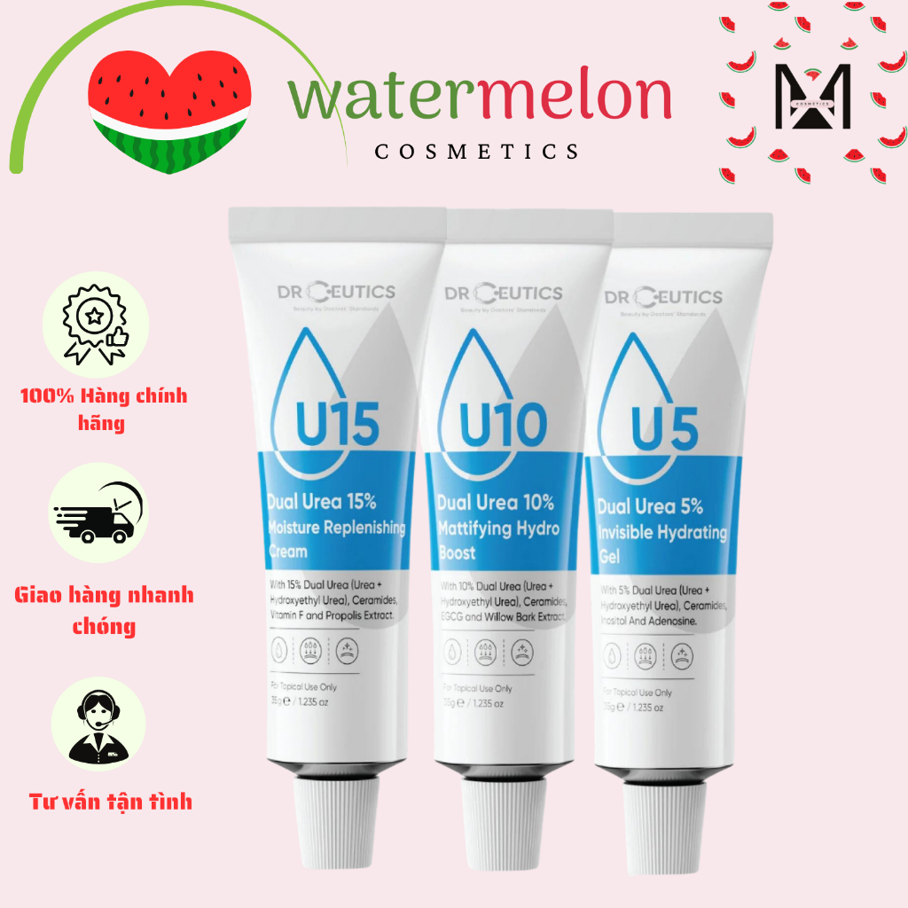 Gel Dưỡng Ẩm Và Phục Hồi Da Drceutics Dual Urea 5%, 10%, 15% (35g) | Shopee Việt Nam