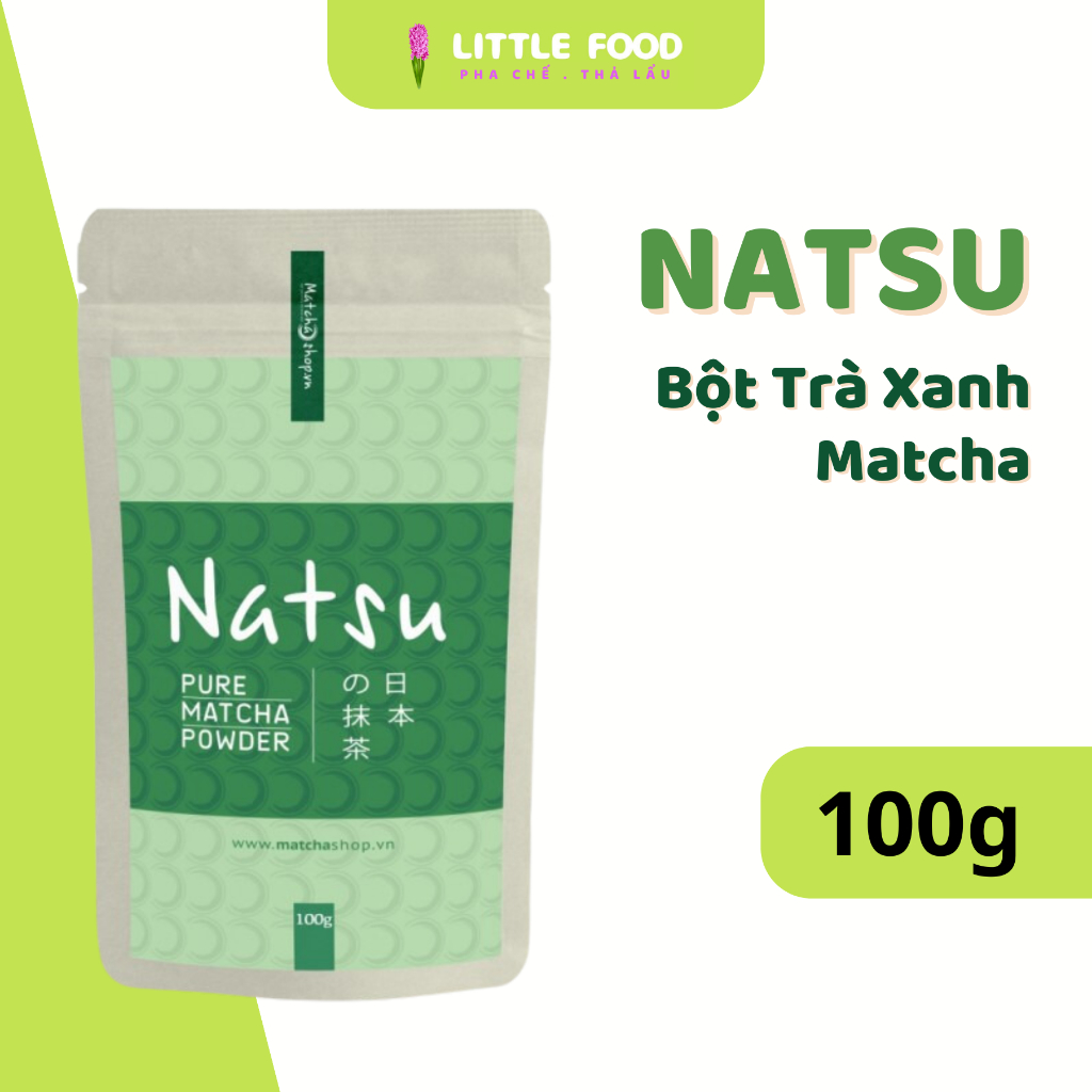 Bột trà xanh Matcha NATSU - Vị đậm "chất" xứ sở mặt trời mọc | Shopee ...