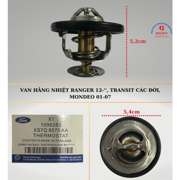 VAN HẰNG NHIỆT RANGER ĐỜI 12 TRỞ LÊN, TRANSIT CÁC ĐỜI, MONDEO ĐỜI 2001 ...