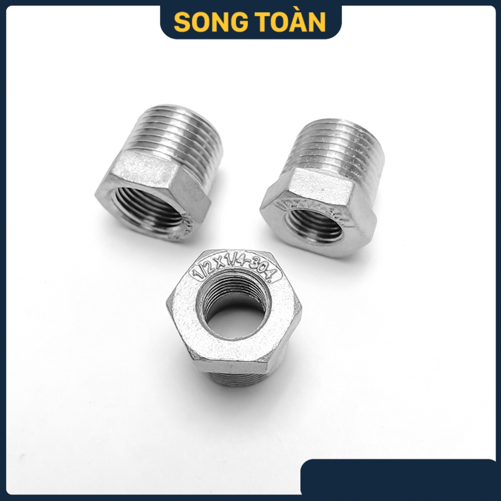 Cà Rá Inox 304 21x13 21x17, Nối Ren Ngoài Ren Trong Inox SUS 304 - Lơ ...