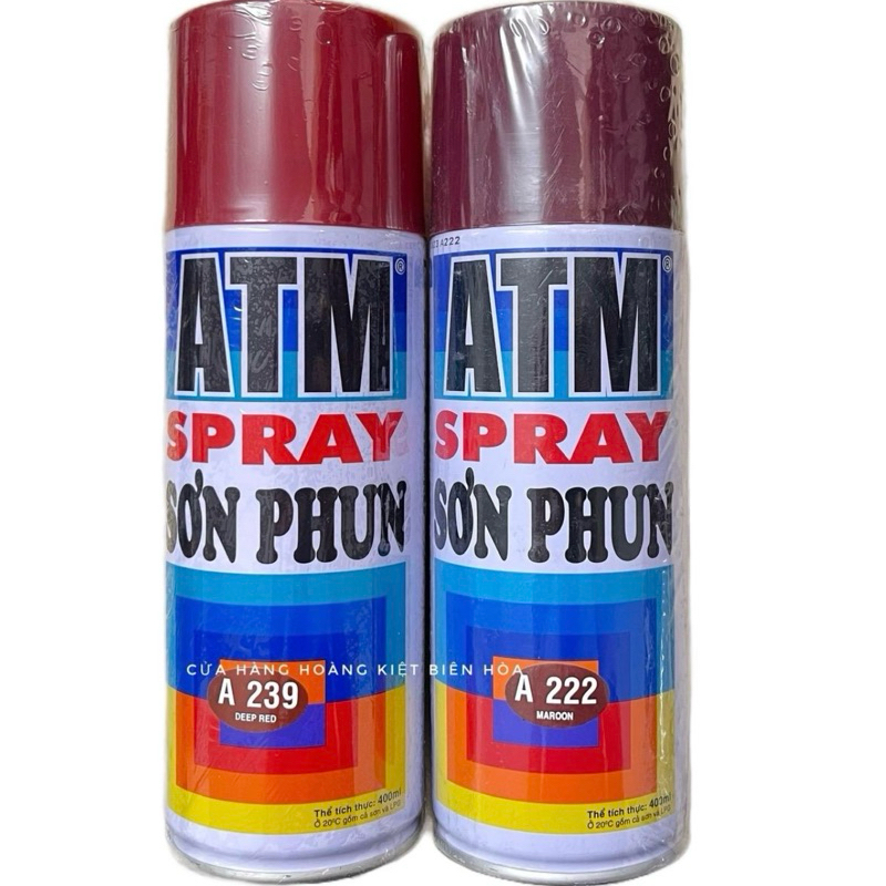 Sơn Xịt ATM Cánh Gián Màu Nâu Sẫm A222, Màu Nâu Đỏ A239 | Shopee Việt Nam
