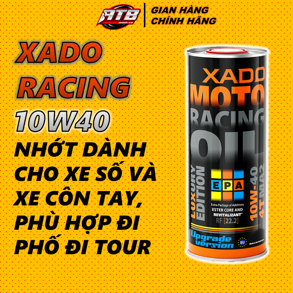 Dầu Nhớt Xado Racing 10W40 1L RF 22.2 | Shopee Việt Nam
