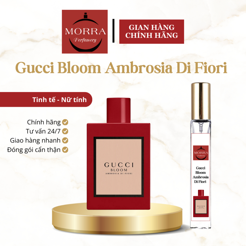 [CHÍNH HÃNG] Nước Hoa Nữ Gucci Bloom Ambrosia Di Fiori | Sang Trọng ...