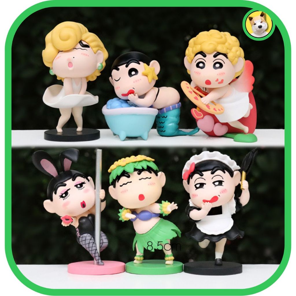 Mô hình Shin chan Shinosuke Cậu bé bút chì cosplay ca sĩ người hầu thần ...