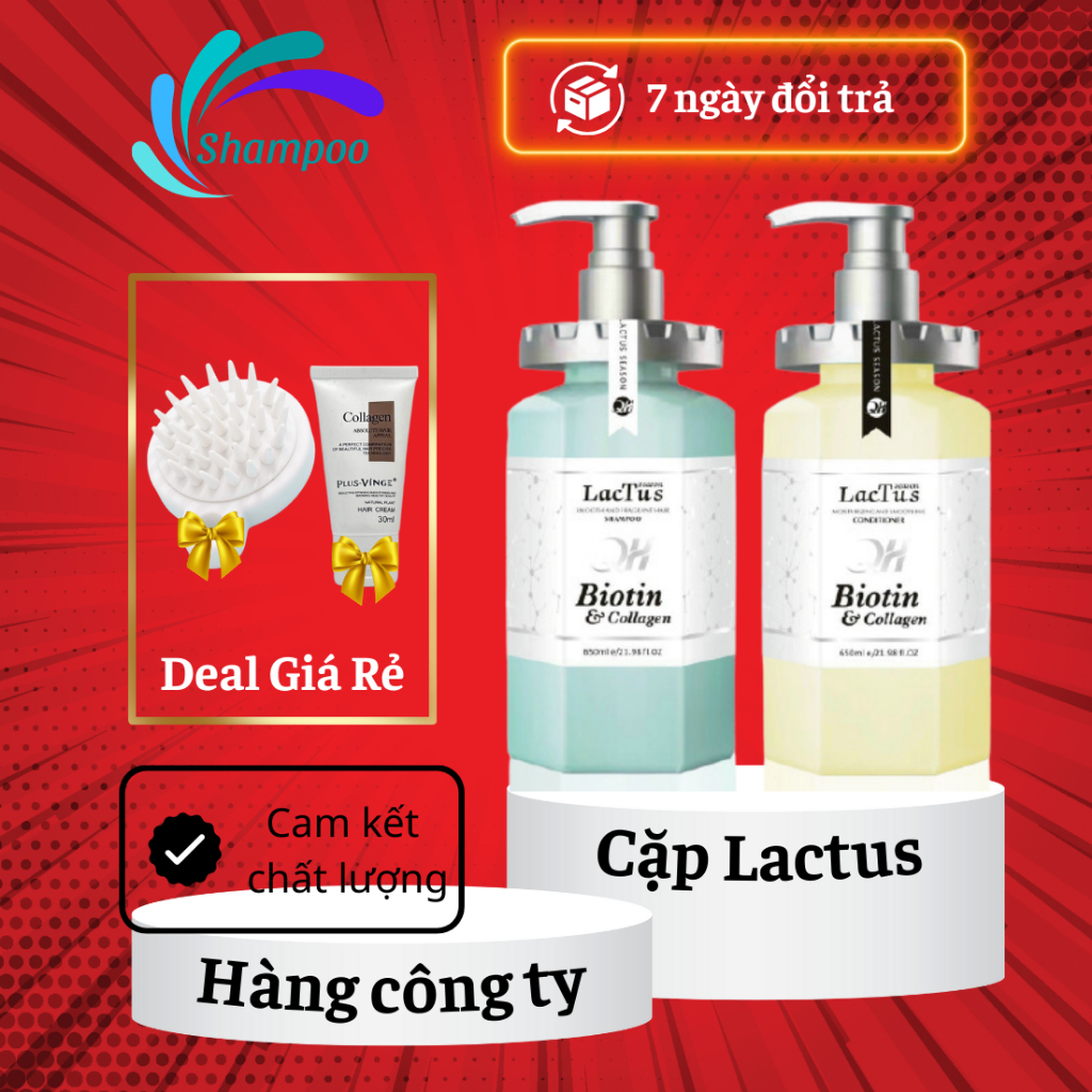 Dầu gội biotin lactus season ngăn gàu, giảm rụng tóc QH lactus season ...
