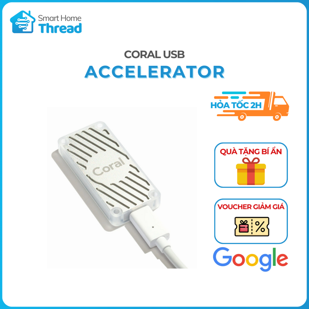 Google Coral USB Accelerator - bổ sung một bộ xử lý Edge TPU, hàng mới, chính hãng bảo hành 12 ...