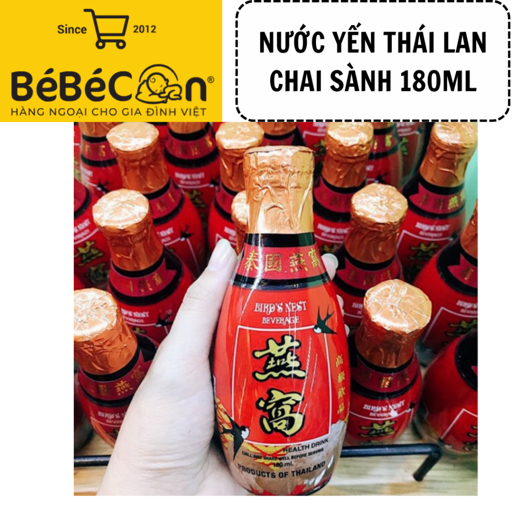 Nước Yến Thái Lan chai sành 180ml thức uống ngon tại Thái | Shopee Việt Nam
