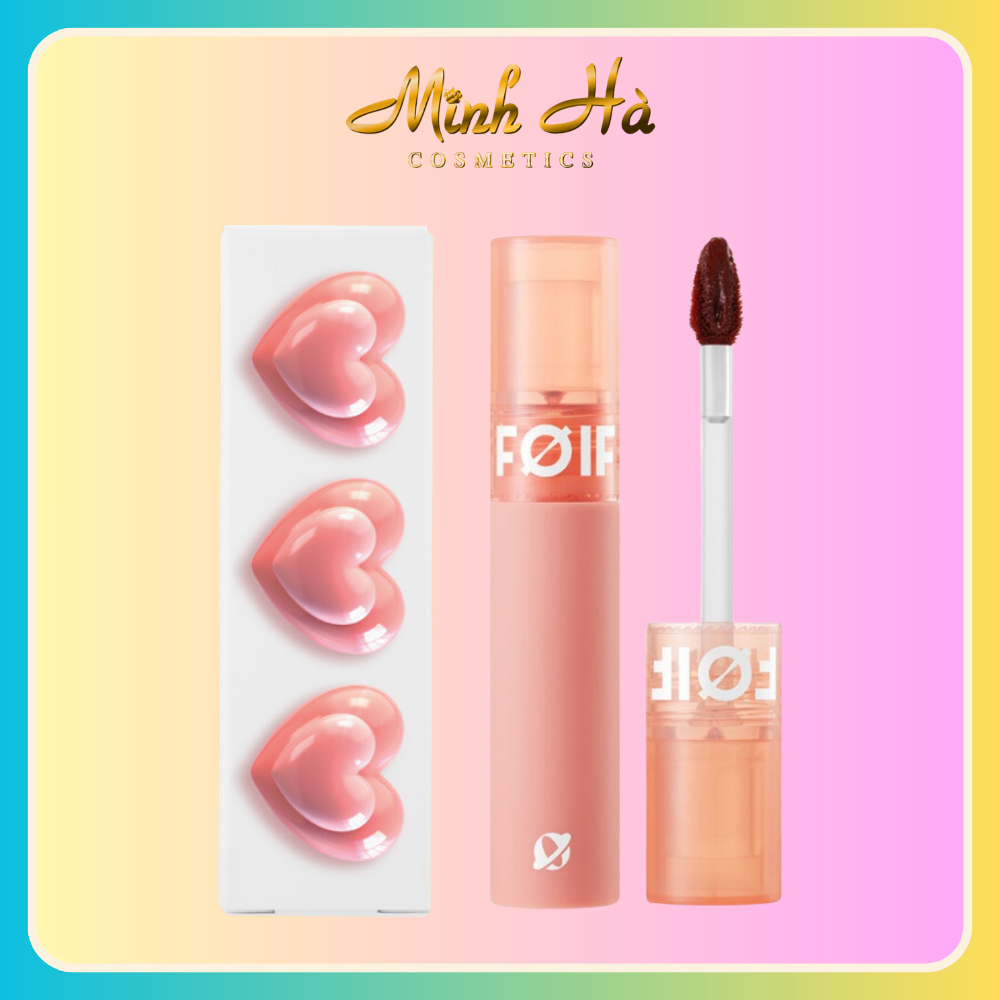 Son kem FOIF Daily Velvet Tint 3g thuần chay kết cấu son velvet mịn ...