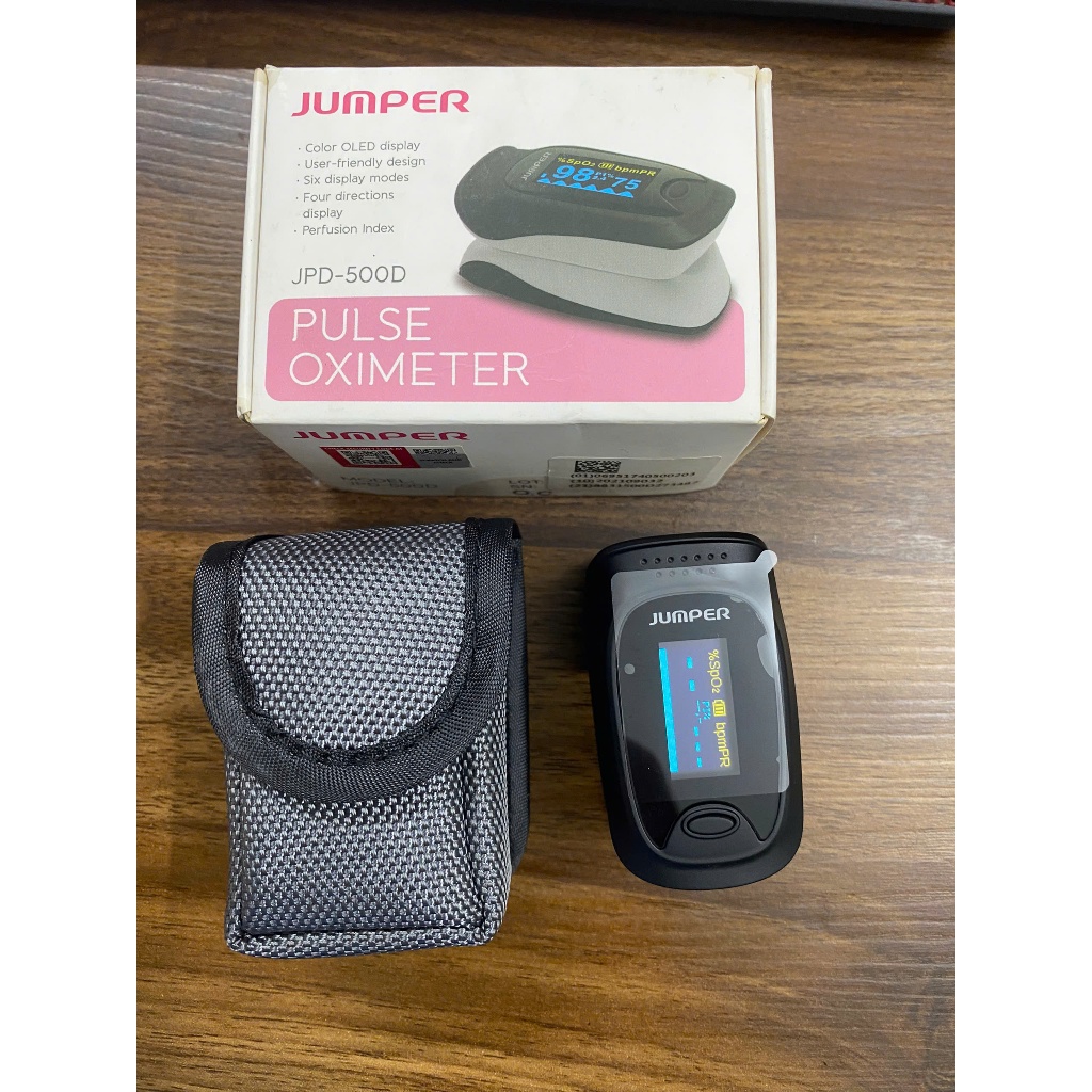 Máy đo nồng độ oxy (SPO2) JUMPER JPD-500D (Led - Oled) Công nghệ Đức ...