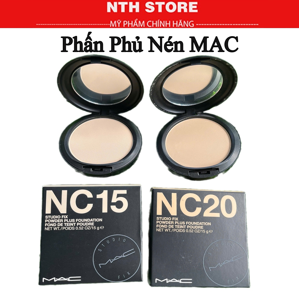 Phấn Phủ Mac NC15 NC20 Studio Fix Powder Plus Foundation - 15g | Shopee ...