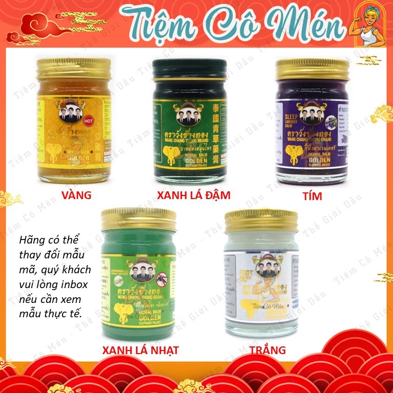 Dầu Cù Là Ba Anh Em - Herbal Balm Golden Elephant Palace - 50g | Shopee ...