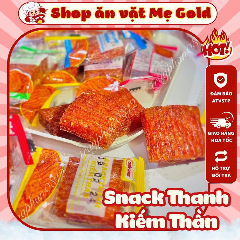 Snack thanh kiếm thần Thiên Long, đồ ăn vặt cay cổng trường (gói 100g ...