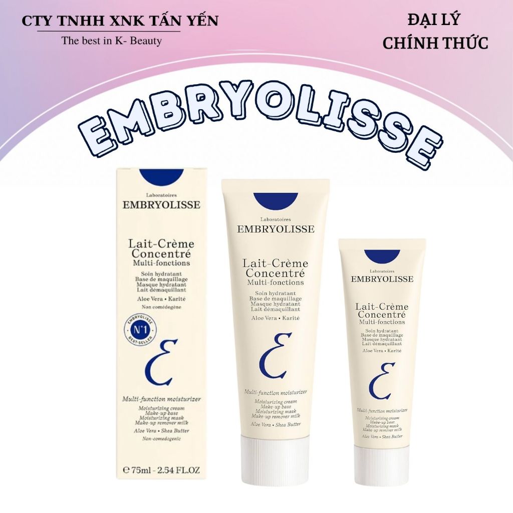 Kem Dưỡng Ẩm Embryolisse Lait Creme (30ml - 75ml) | Shopee Việt Nam