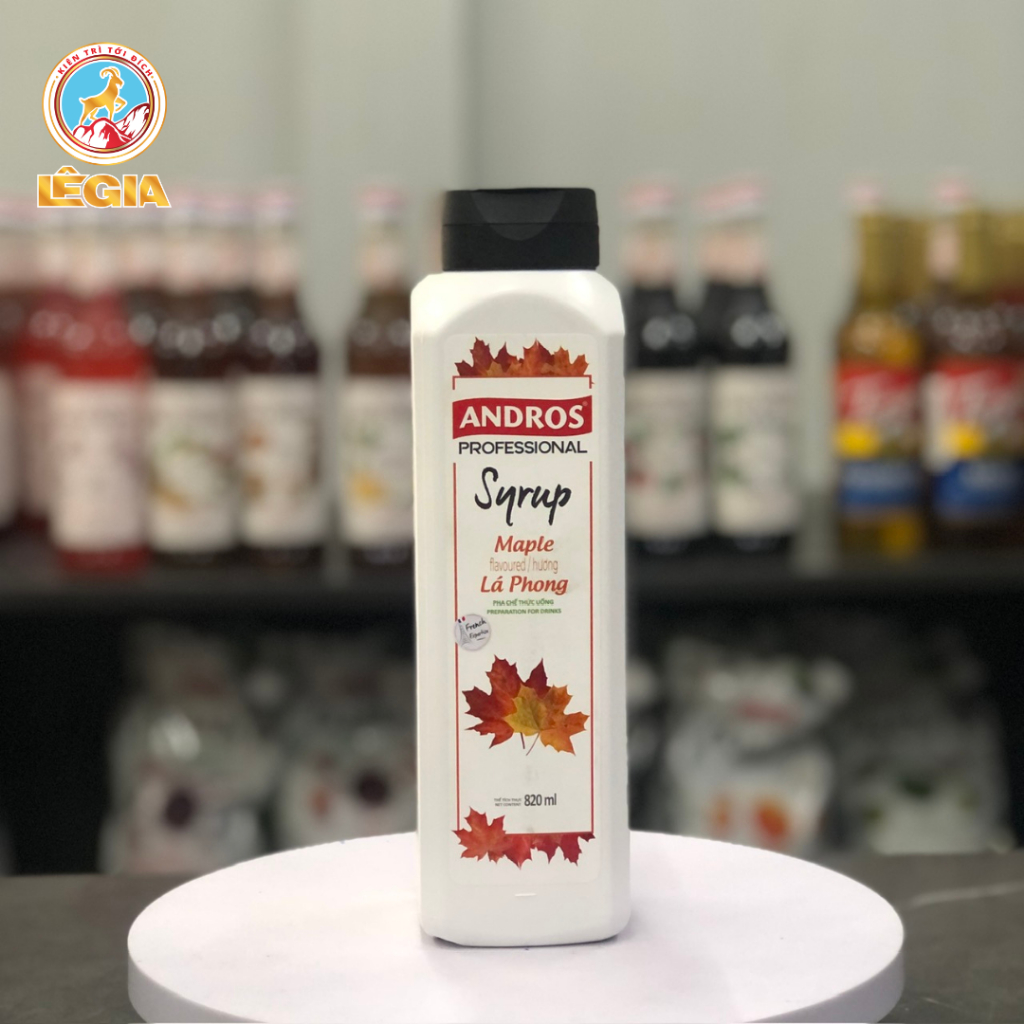 SYRUP LÁ PHONG, MAPLE SYRUP 820ML ANDROS PROFESSIONAL | Shopee Việt Nam