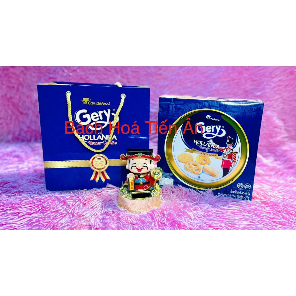 Bánh Quy Bơ Gery HOLLANDA BUTTER COOKIES HỘP THIẾC 454G bánh nhập Có ...