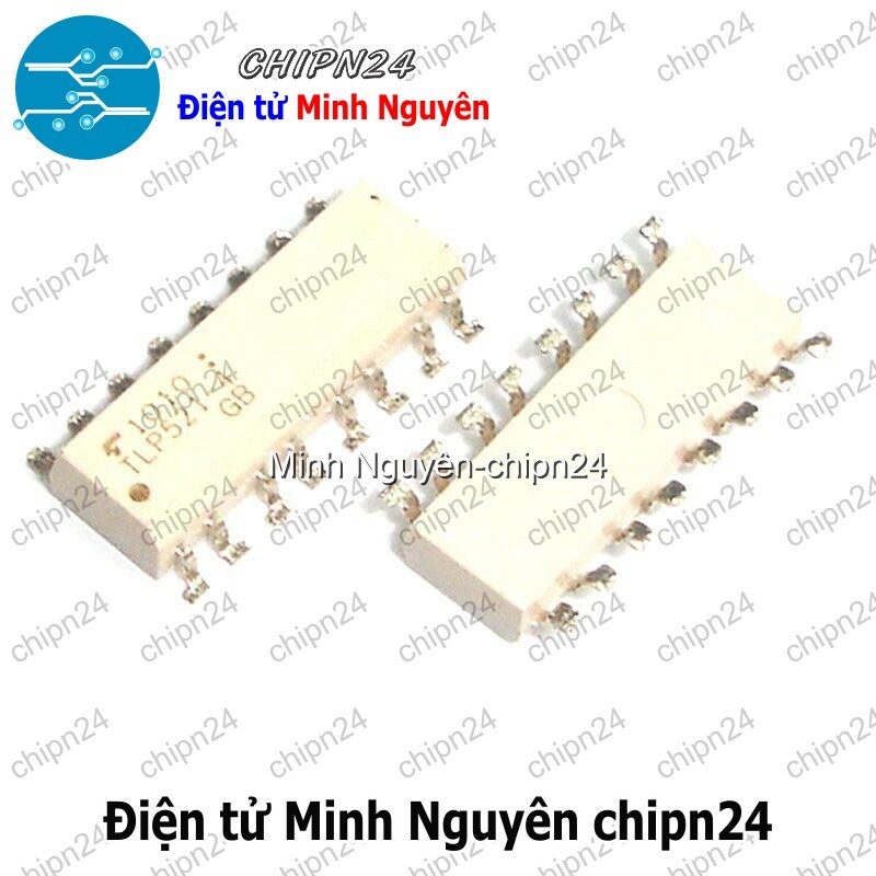 [2 con] (SOP) Opto Dán TLP521-4GB SOP-16 Trắng (SMD) (IC cách ly quang Opto) | Shopee Việt Nam