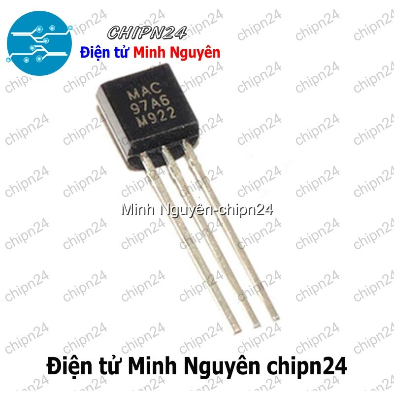 [10 con] (KT1) Triac MAC97A6 TO-92 0.6A 400V (97A6) | Shopee Việt Nam