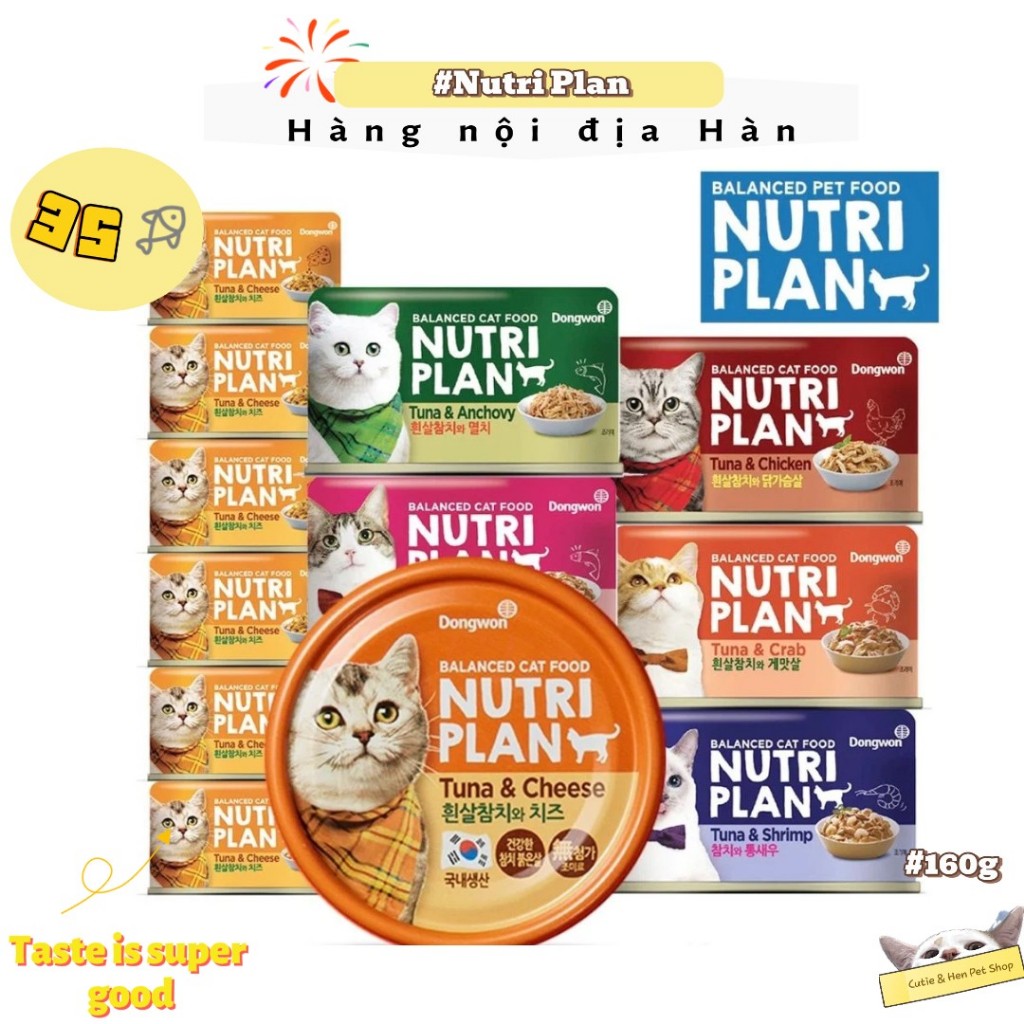 [NUTRI PLAN] PATE LON THIẾC NUTRI PLAN DÀNH CHO MÈO MỌI LỨA TUỔI 160G XUẤT XỨ HÀN QUỐC | Shopee ...