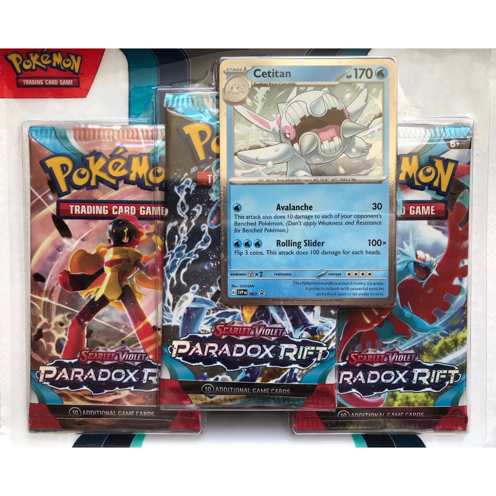 Blister 3 Pack Paradox Rift Kèm Thẻ Bài Cetitan Promo tiếng Anh Chính ...