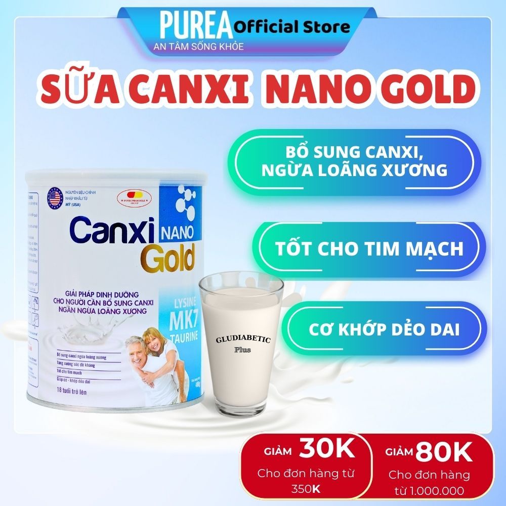 Sữa Canxi Cho Người Già Sữa Canxi Nano Gold MK7 Bổ Sung Canxi Ngăn Ngừa Loãng Xương CH Japa Kids ...