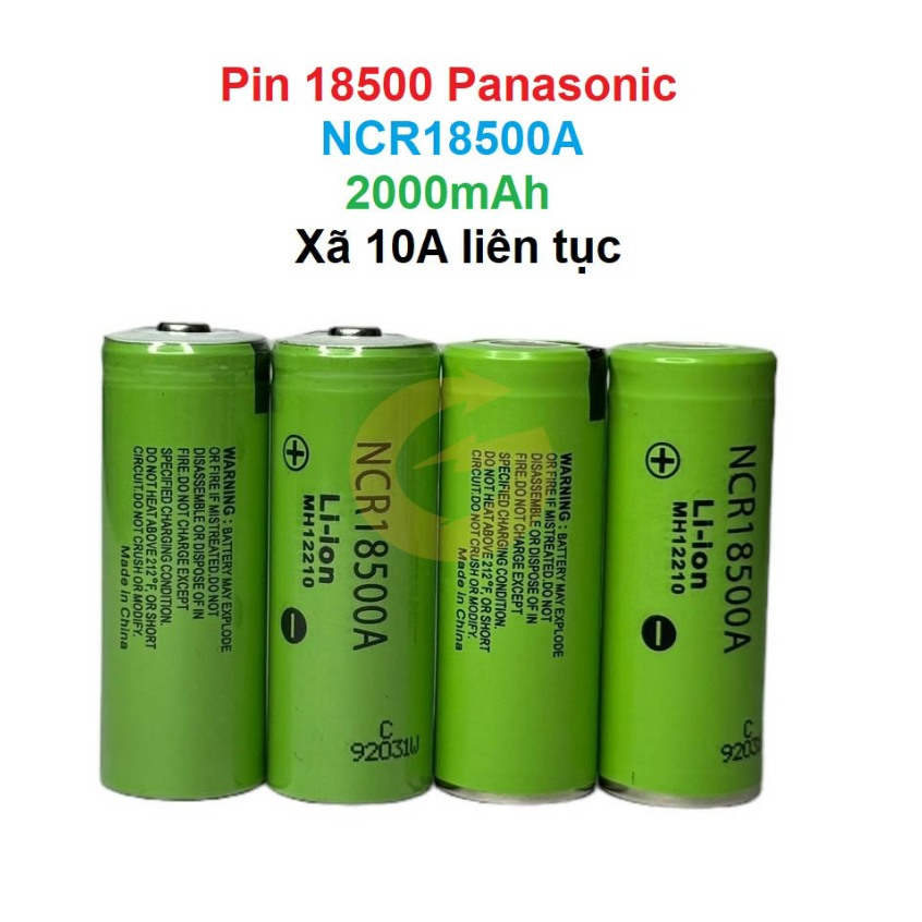 [P07] Pin sạc 18500 Panasonic NCR18500A dung lượng thật 2040mah Li- ion ...