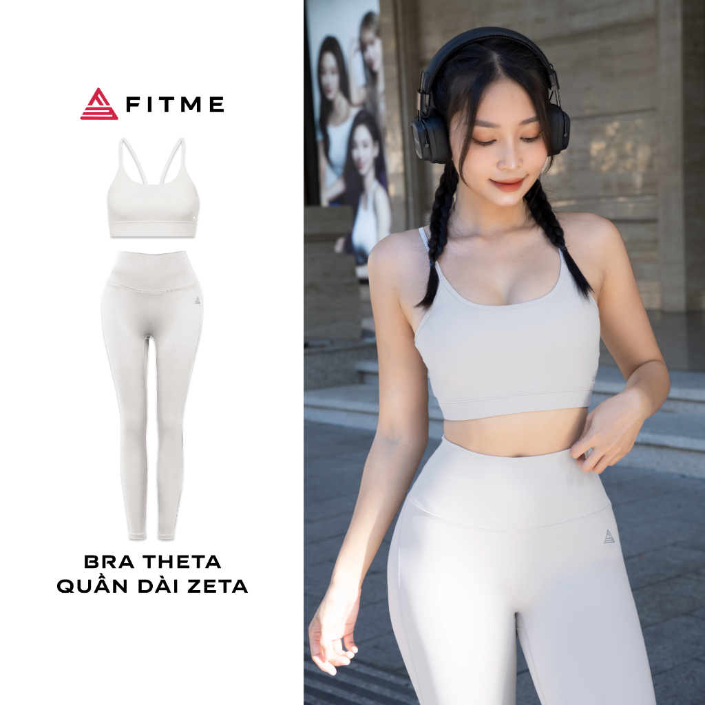Bộ đồ tập gym yoga Fitme áo bra thể thao Theta, quần legging Zeta Light ...