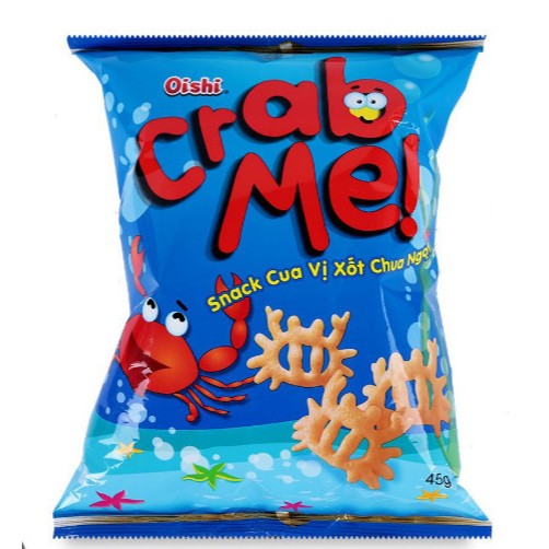 Bán sỉ bịch Bim bim Oishi Snack cua Crab Me! gói lớn 32 g/10 gói ...