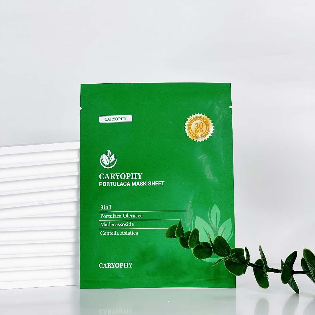 Mặt Nạ Caryophy Portulaca Mask Sheet 3in1 | Shopee Việt Nam