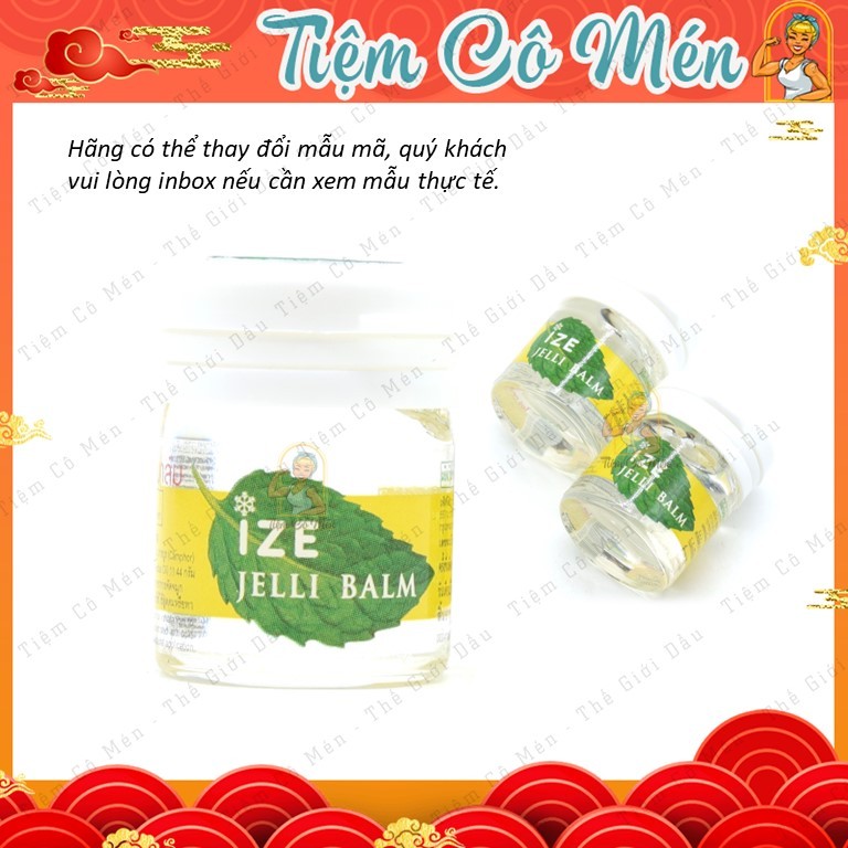 DẦU GIÓ HÍT THÔNG MŨI BẠC HÀ - IZE JELLI BALM | Shopee Việt Nam