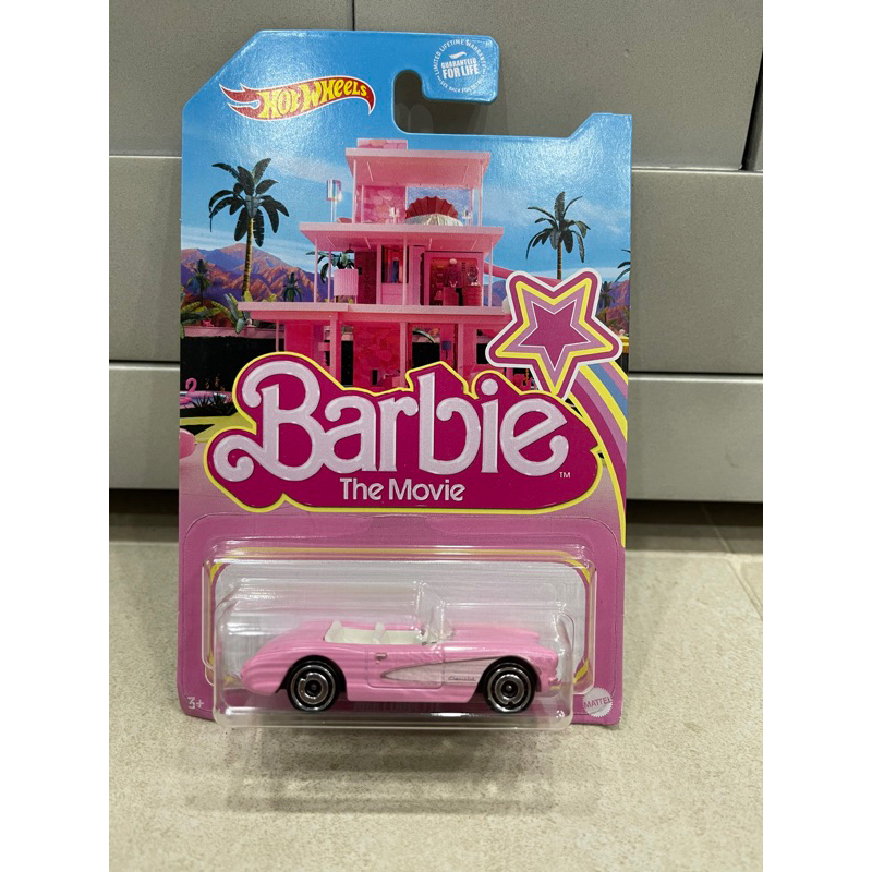 Xe mô hình đồ chơi cơ bản Hotwheels 1:64 - BARBIE THE MOVIE - 1956 Corvette | Shopee Việt Nam