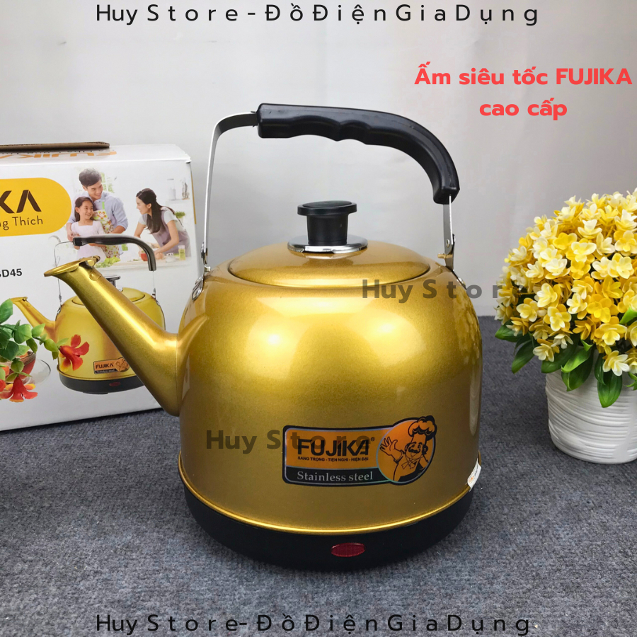 Ấm Điện Siêu Tốc Fujika FJ-SD50 Sơn Màu chuẩn cao cấp , Ấm Điện Đun ...