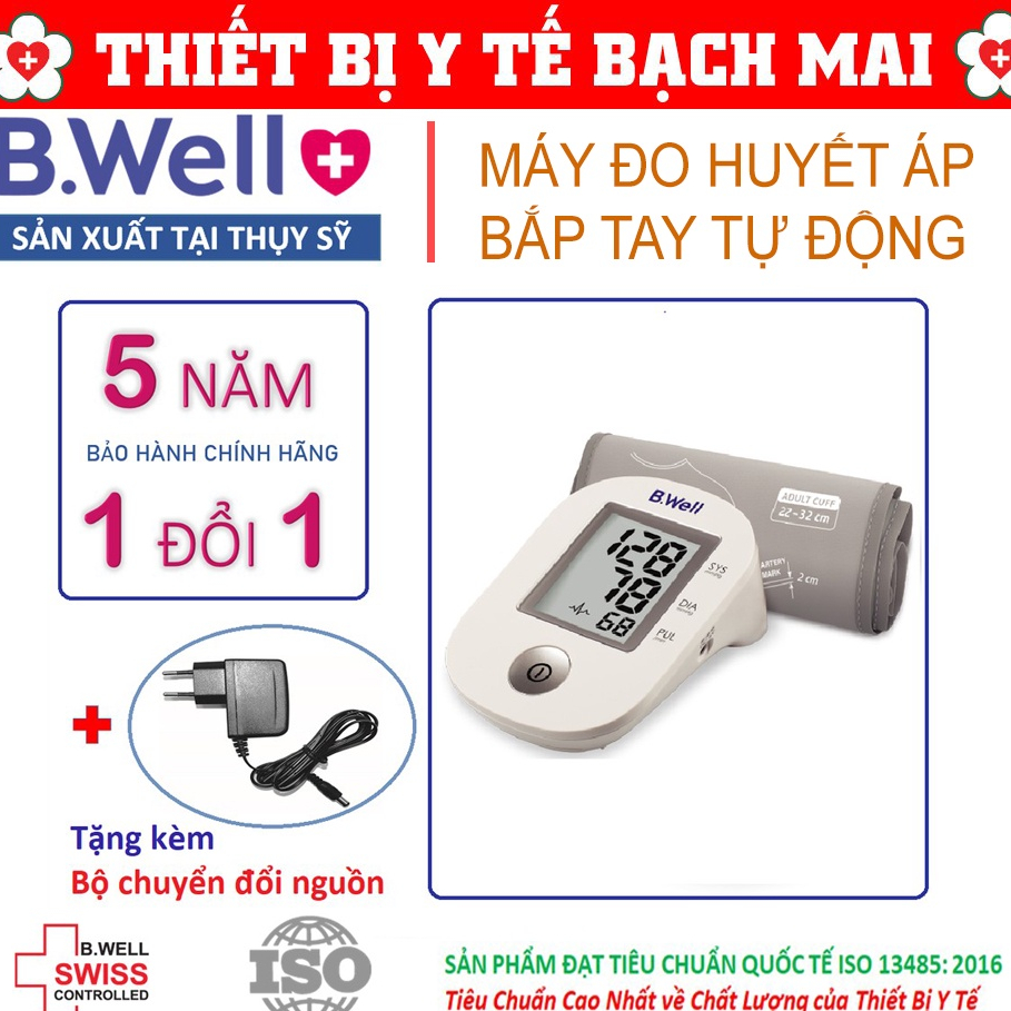 Máy Đo Huyết Áp BWell Swiss PRO-33 Bảo Hành 5 Năm Chính Hãng Thuỵ Sĩ ...