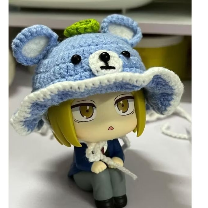 Mũ gấu xanh cho doll 10cm,lookup giá rẻ | Shopee Việt Nam