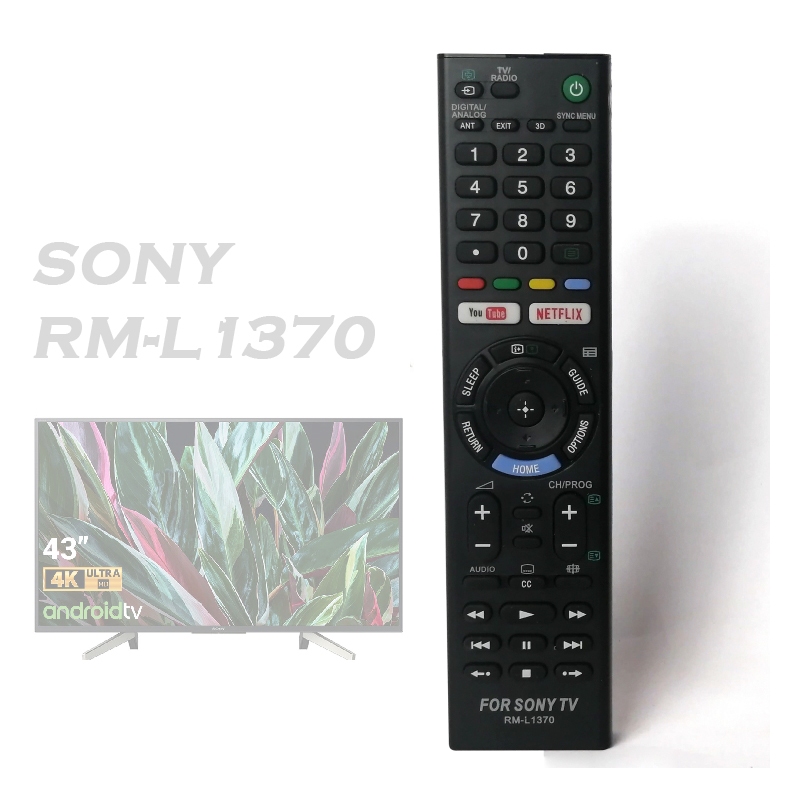Điều khiển Tivi SONY Smart Internet-Model L-1370-Sử dụng cho Tivi SONY ...