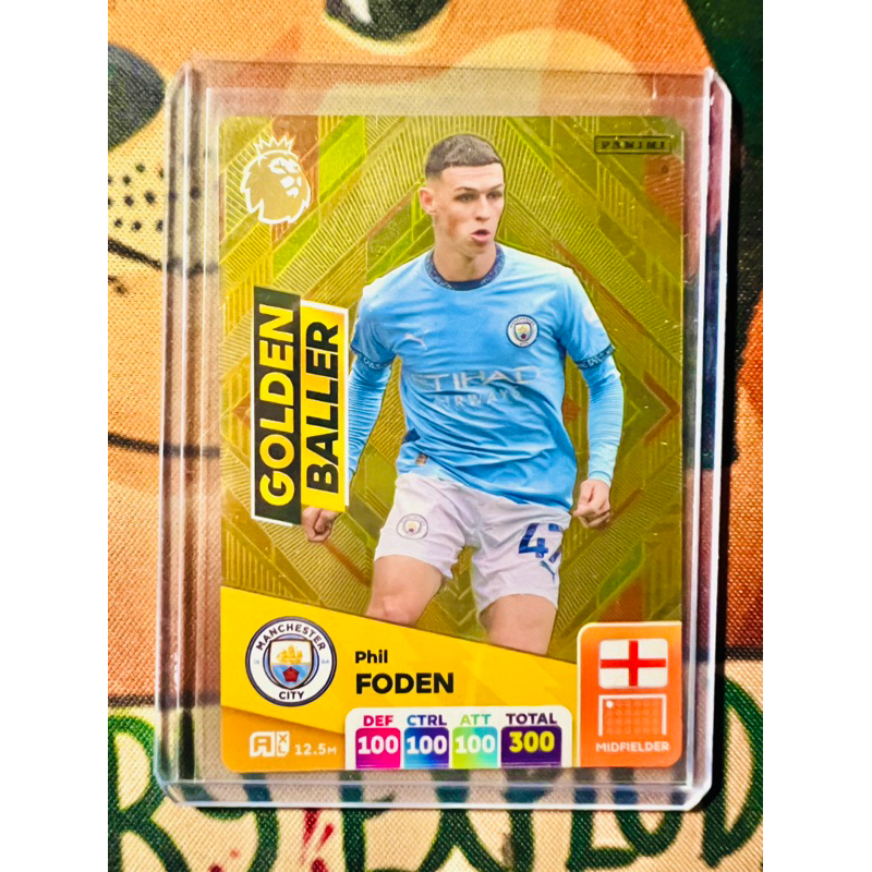 Thẻ bóng đá Phil Foden Golden Baller Panini AXL EPL 2024/25 | Shopee ...