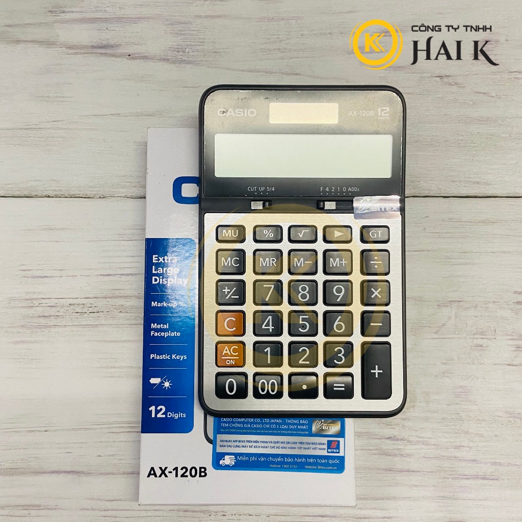 Máy Tính Casio. AX 120B Chính Hãng Bảo Hành 12 Tháng | Shopee Việt Nam