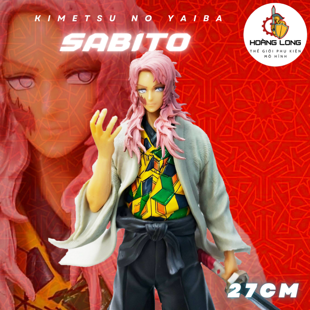 Mô hình Kimetsu No Yaiba, Sabito 27cm, figure Demon Slayer, trang trí ...
