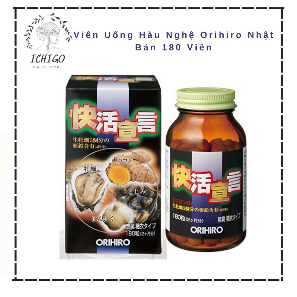 Hỗ Trợ Sinh Lý Nam Giới - Viên Uống Hàu Nghệ Orihiro Nhật Bản 180 Viên | Shopee Việt Nam