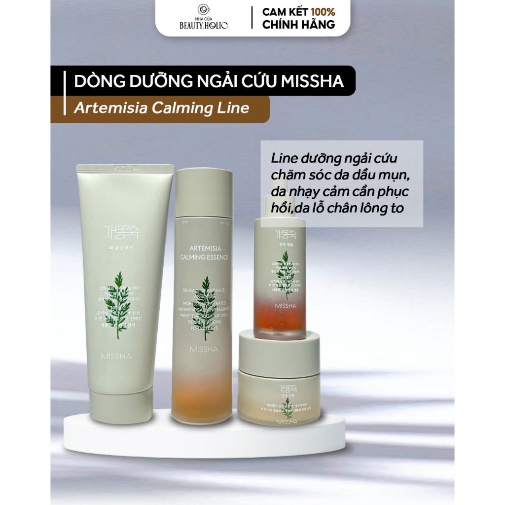 Dòng dưỡng ngải cứu MISSHA ARTEMISIA CALMING | Shopee Việt Nam