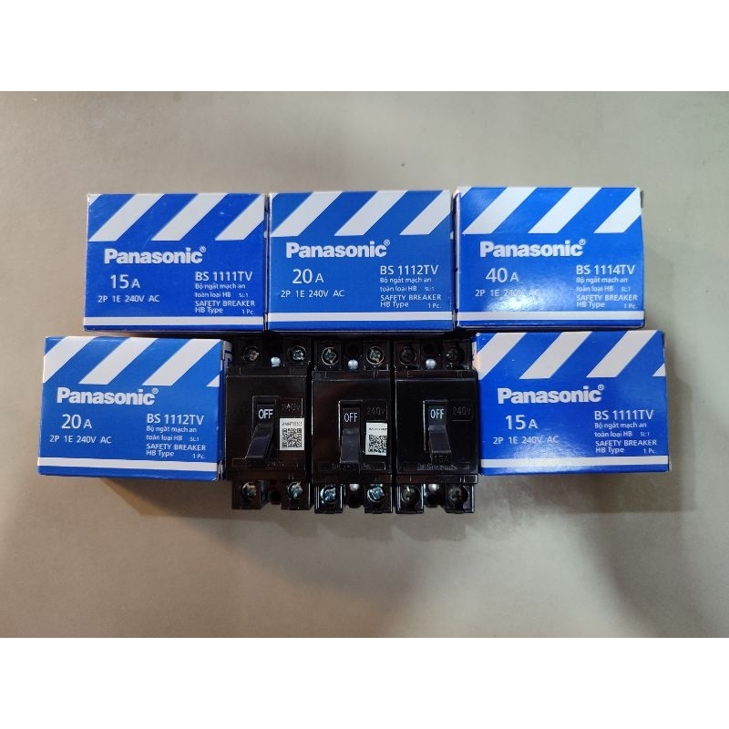 Cầu Dao CB Cóc Tự Ngắt Panasonic 15A - 20A - 30A - 40A | Shopee Việt Nam