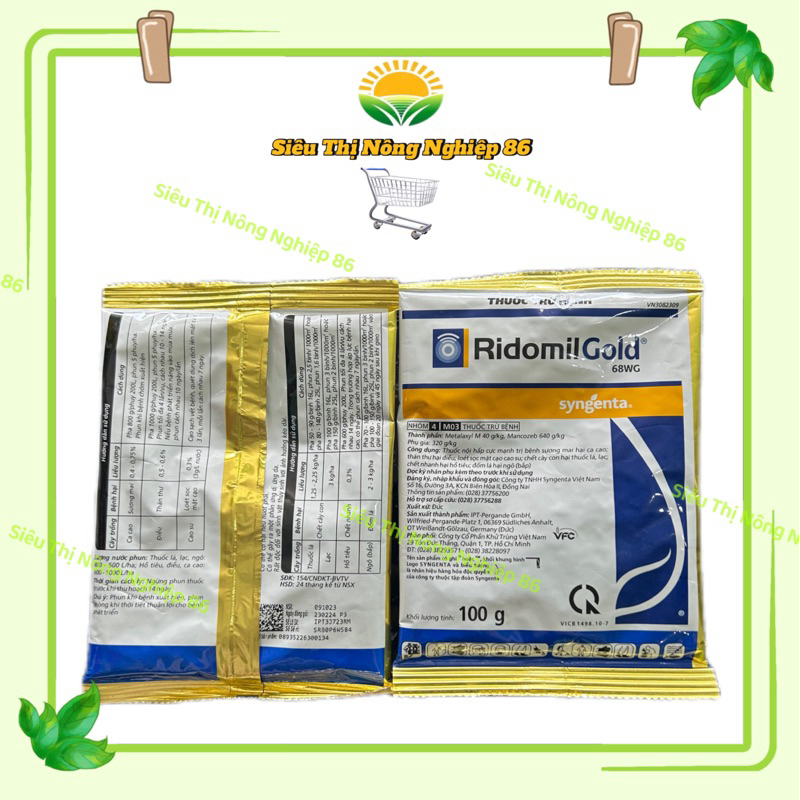 Ridomil Gold® 68WG( gói 100gr) của Syngenta | Shopee Việt Nam