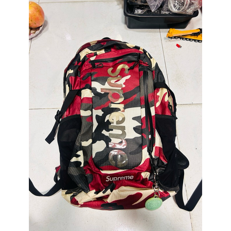 Balo Supreme Backpack SS21 - Red Camo chính hãng | Shopee Việt Nam