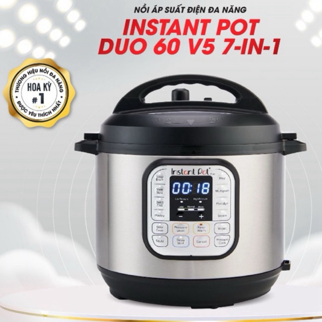 LINH KIỆN Nồi Áp Suất Điện Đa Năng Instant Pot Duo V5-7in1 5.7lit & DUO PLUS 60 9in1 & Instant ...